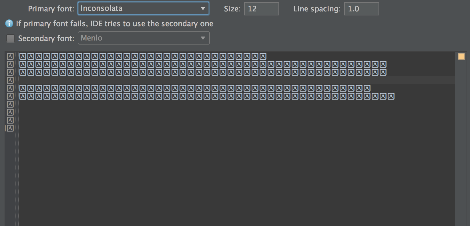 How can I get WebStorm to correctly render the Inconsolata font? – IDEs ... How can I get WebStorm to correctly render the Inconsolata font? – IDEs ...